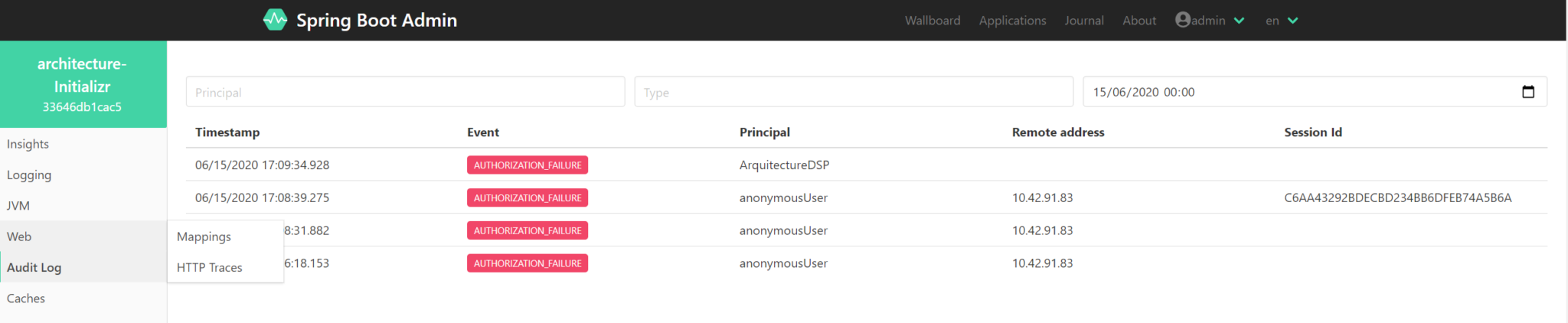 Guía de uso de Spring Boot Admin Server – Onesait Platform Community