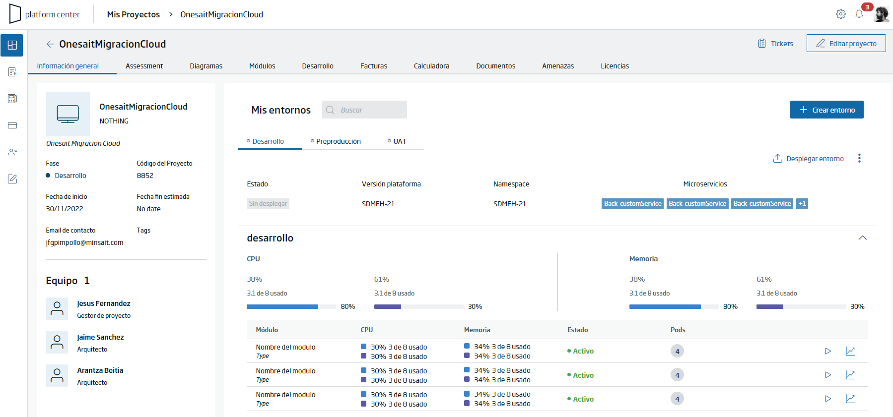 Operación en Kubernetes desde Java – Onesait Platform Community