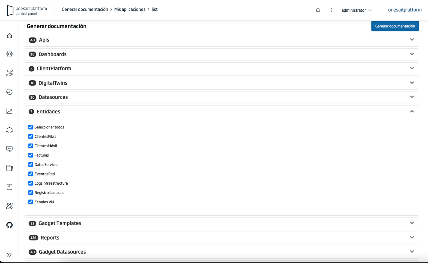 Documentación de elementos de Onesait Platform – Onesait Platform Community
