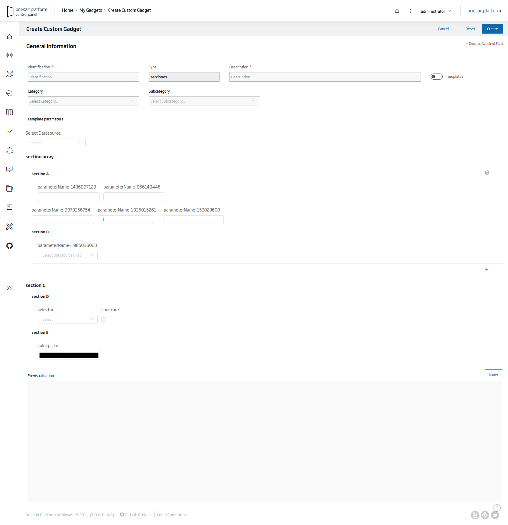 Nueva interfaz de usuario para gadgets personalizados – Onesait ...