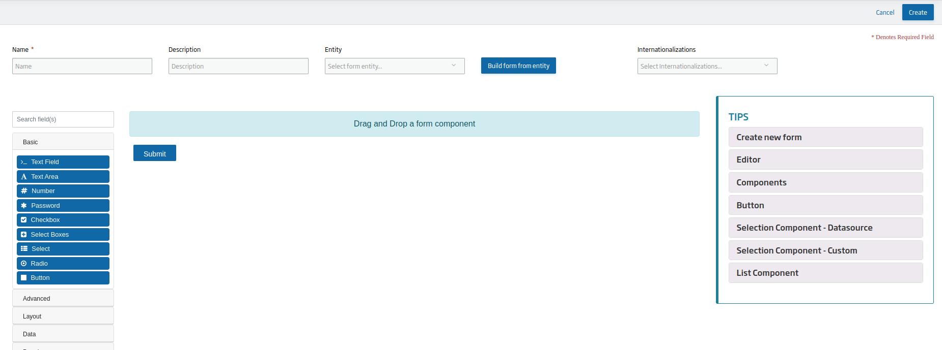 OP Forms – Onesait Platform Community