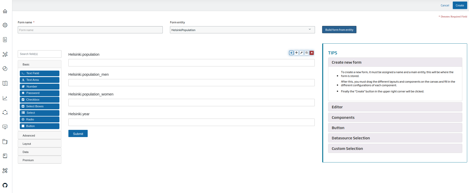 OP Forms – Onesait Platform Community
