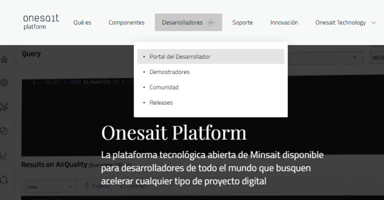 Nueva web de Onesait Platform – Onesait Platform Community